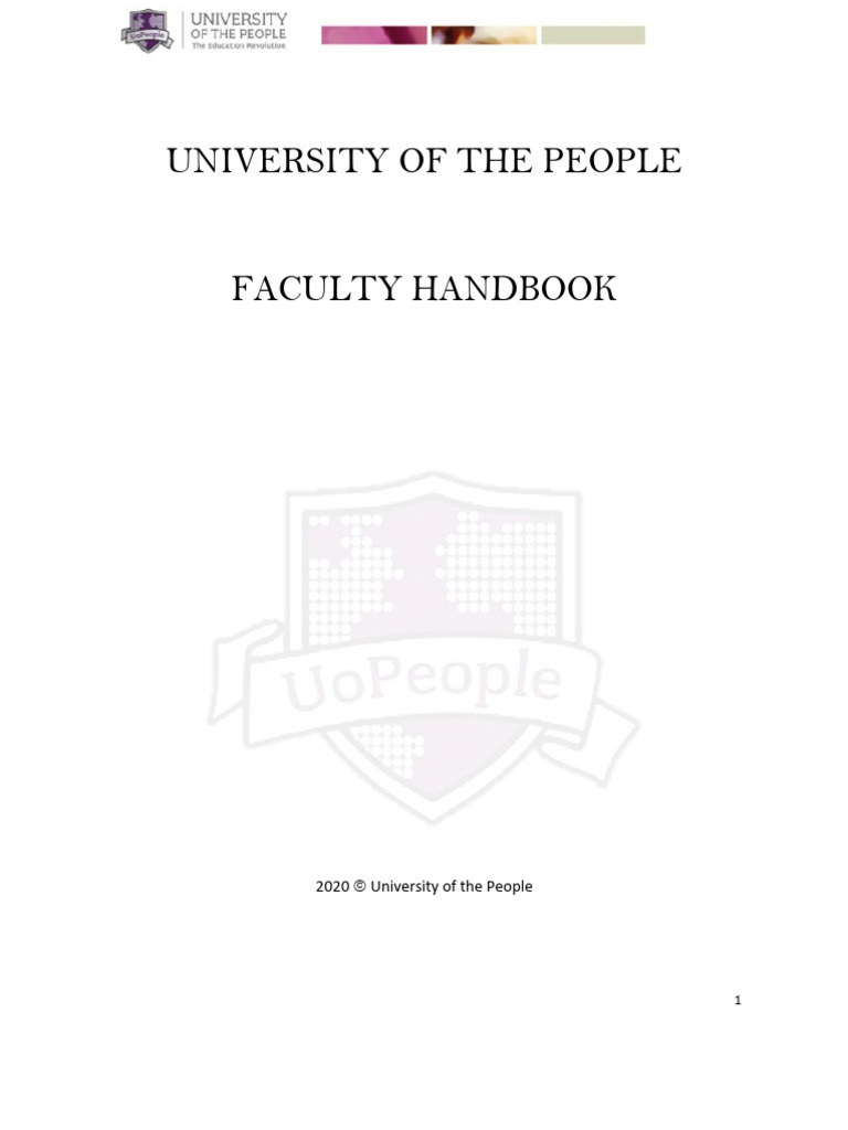 Faculty Handbook | PDF | Discrimination | Plagiarism