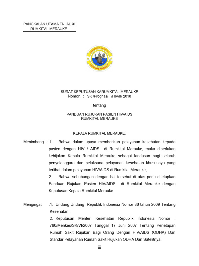 SK Panduan Rujukan HIV | PDF | Sains & Matematika