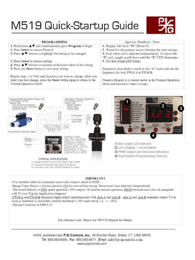 M519 Quick-Startup Guide - PDF | PDF