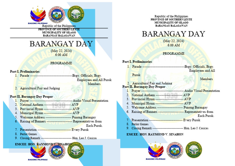 BARANGAY DAY | PDF