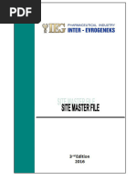 Site Master File | PDF | Audit | Internal Audit