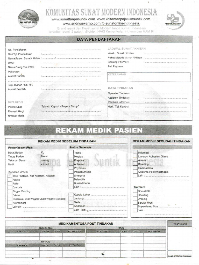 Biodata Sunat | PDF