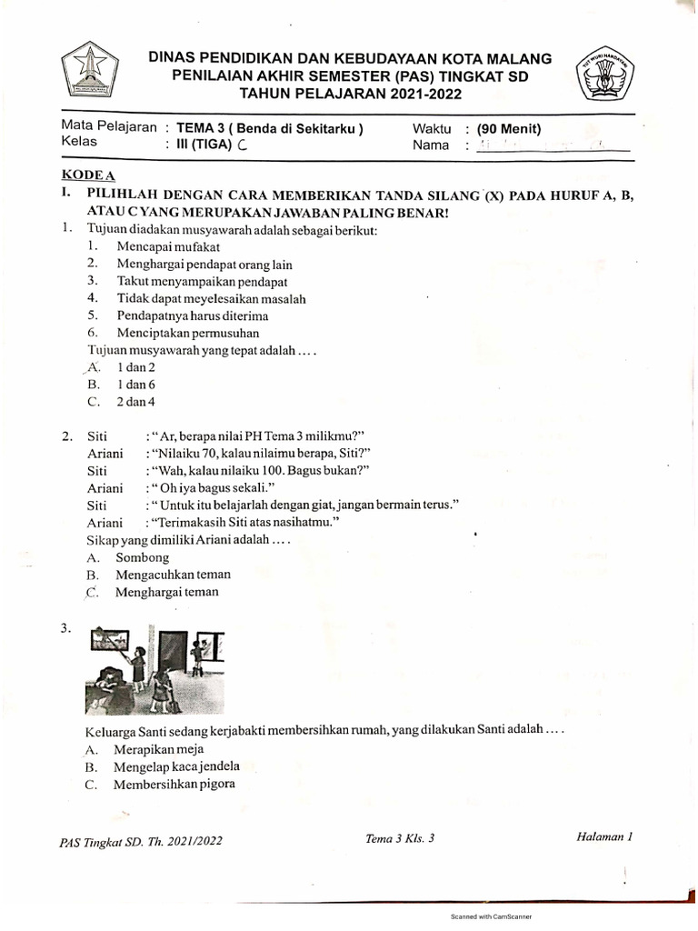 Tema 3 Kls 3 21-22 | PDF