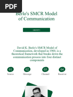 David Berlo (1960) SMCR Model of Communication | PDF | Communication ...
