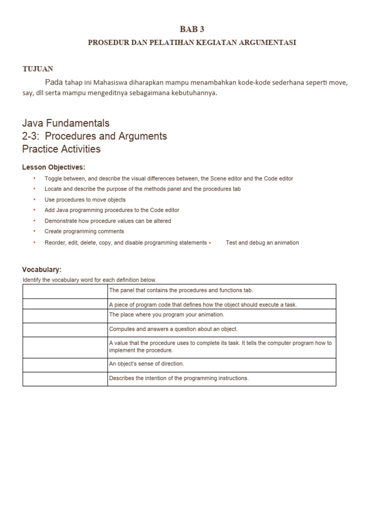 laporan alice_2_3_Practice | PDF | Computer Programming | Computer Science