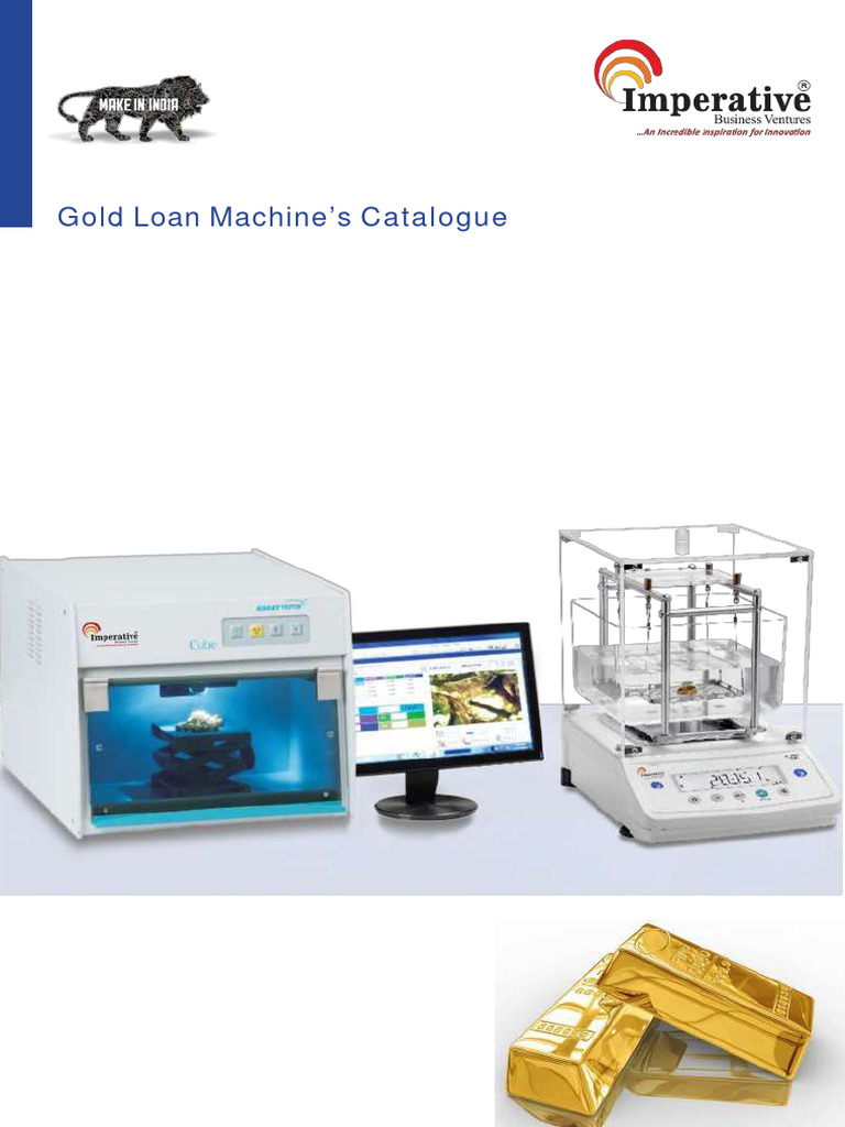 Gold Testing Machine Catalogue | PDF | X Ray