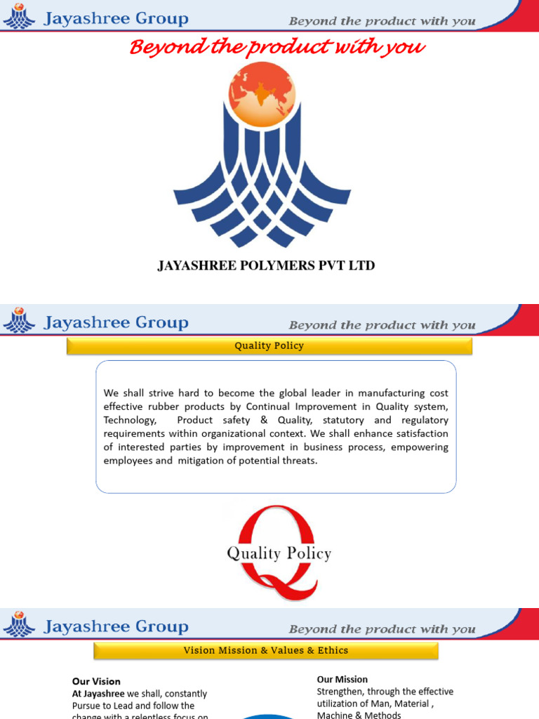 Jayashree Polymers: Global Rubber Leader | PDF