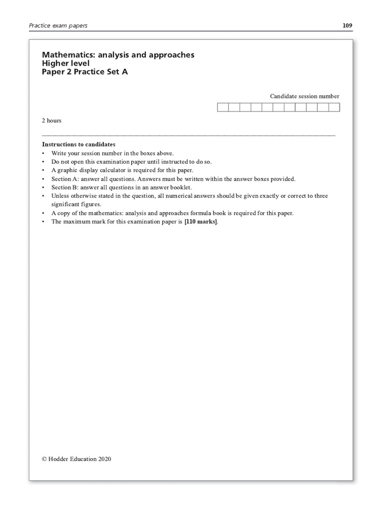 Paper 2 Practice Set A | PDF | Mathematics