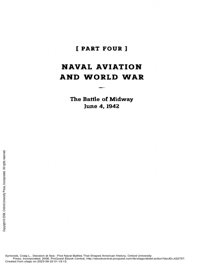 Decision at Sea Five Naval Battles That Shaped Ame... - (PART FOUR ...