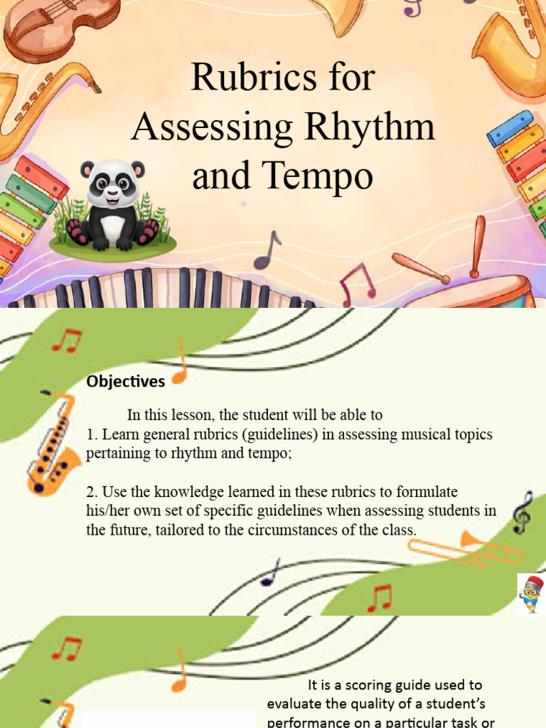 Music | PDF | Rhythm | Rubric (Academic)