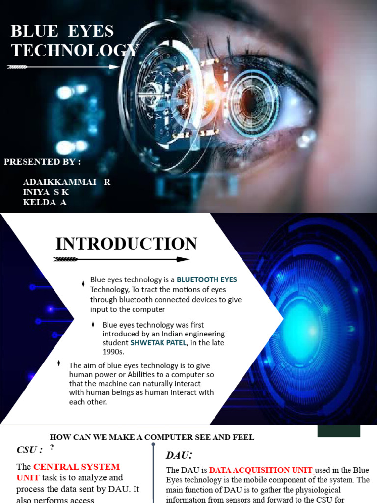 Blue Eyes Technology Overview | PDF | Data Analysis | Visualization ...
