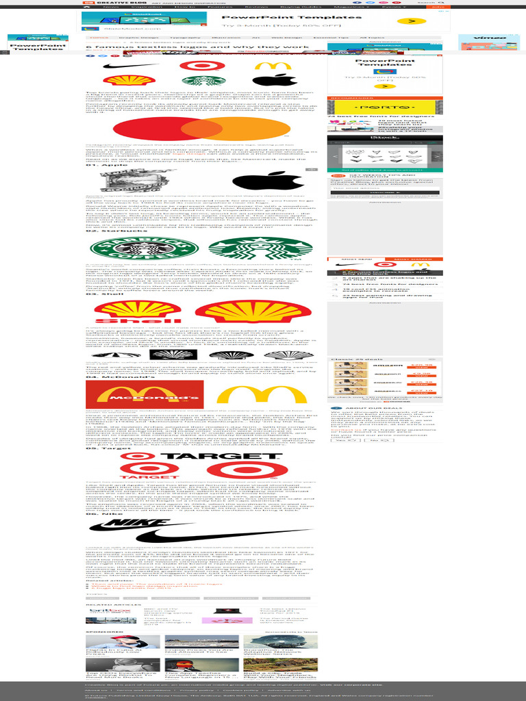 6 famous textless logos and why they work - Creative Bloq_ - www.creativebloq.com | PDF