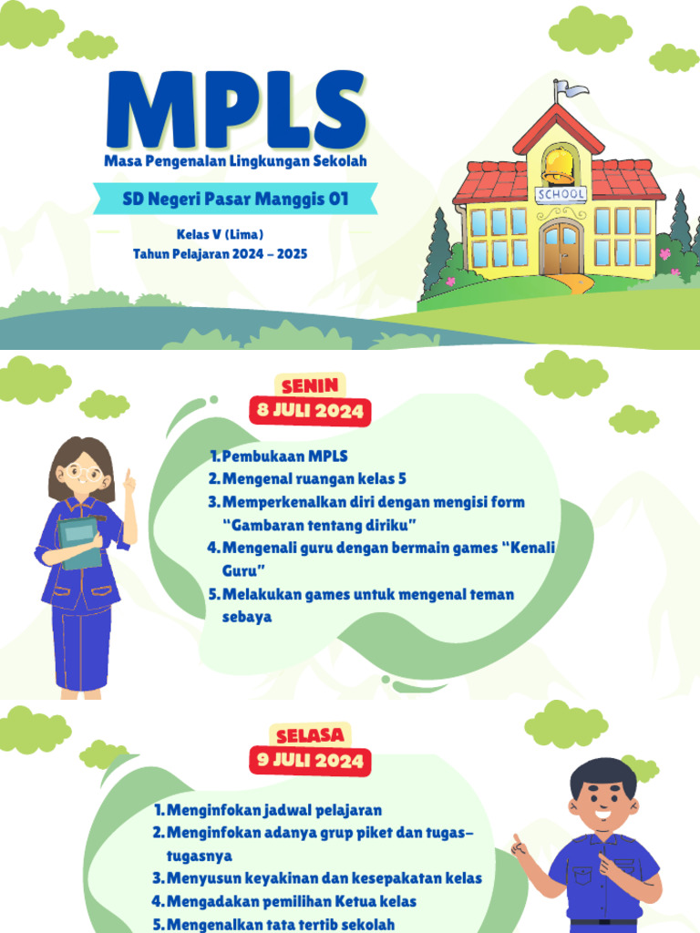 Program MPLS Kelas 5 SD 2024-2025 | PDF