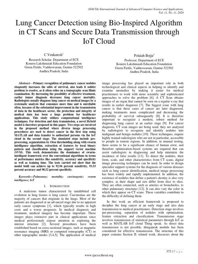 Paper 48-Lung Cancer Detection | PDF | Image Segmentation | Ct Scan