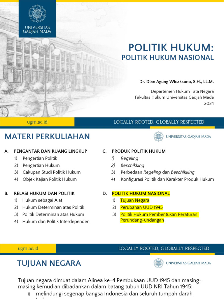 Politik Hukum Nasional dan UUD 1945 | PDF | Politik