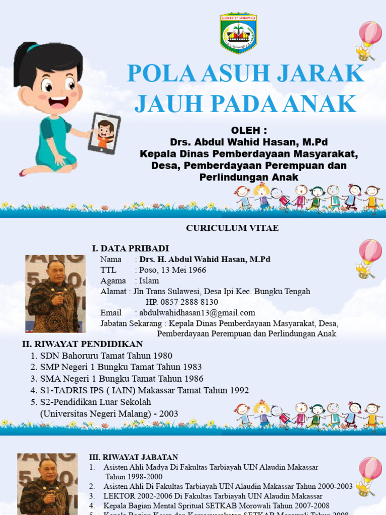 Pola Asuh Jarak Jauh pada Anak | PDF | Karier & Perkembangan ...