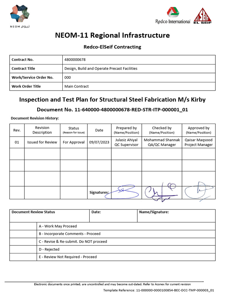 ITP Welding | Download Free PDF | Welding | Construction