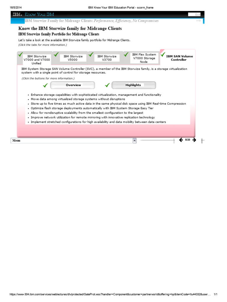 IBM Know Your IBM Education Portal - scorm_frame Page 8 | PDF | Computer Networking | Computer ...