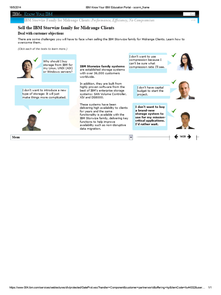 IBM Know Your IBM Education Portal - Scorm - Frame Page 14 | PDF ...