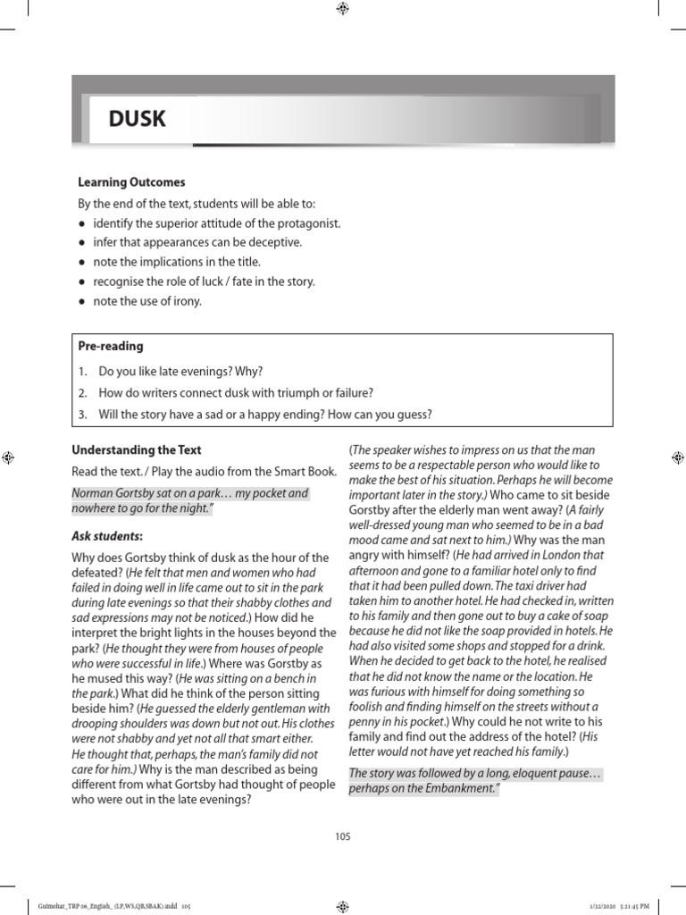 GM 6 Dusk | PDF | Feeling