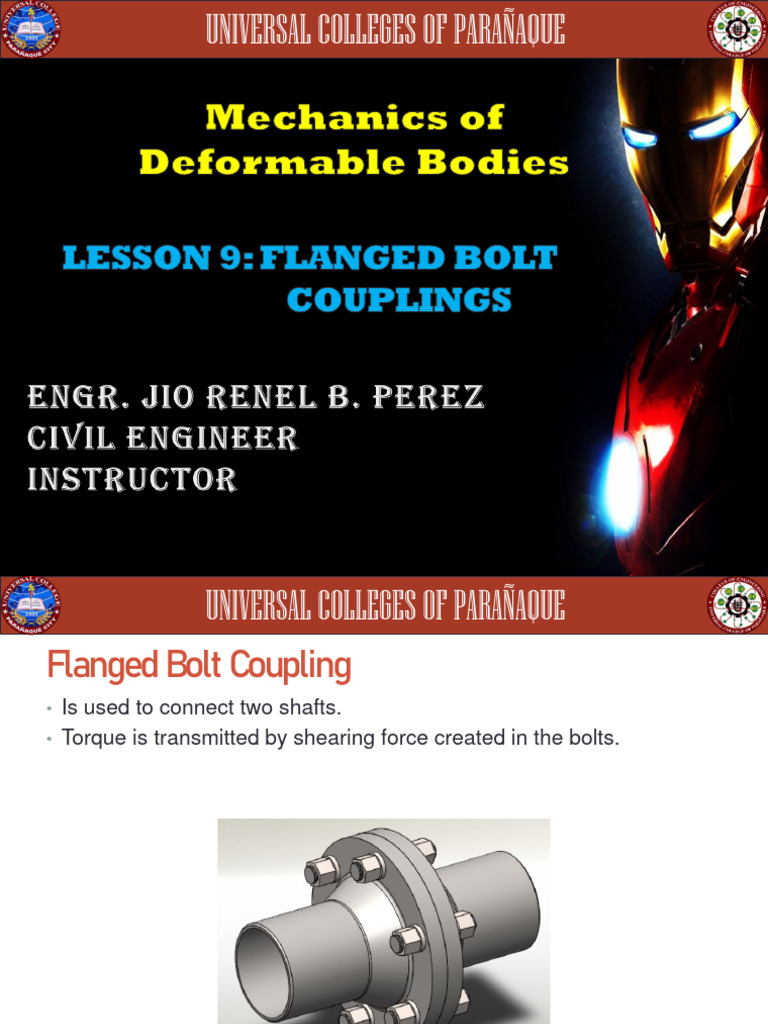 Lesson-9.-Flanged-Bolt-Couplings | PDF