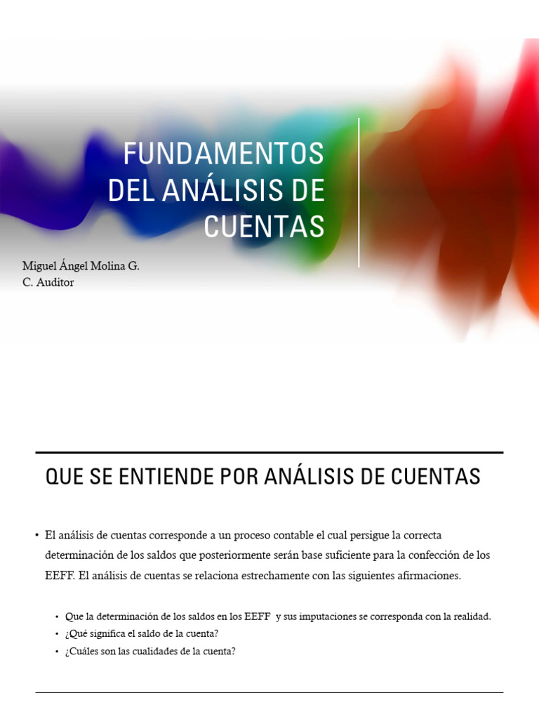 Fundamentos del analisis de cuentas 18-07-2023 | PDF | Contabilidad Fundamentos del analisis de cuentas 18-07-2023 | PDF | Contabilidad