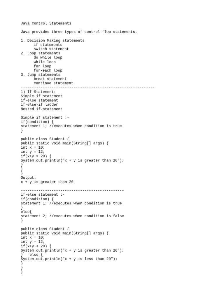 If Else | PDF | Control Flow | Computer Engineering