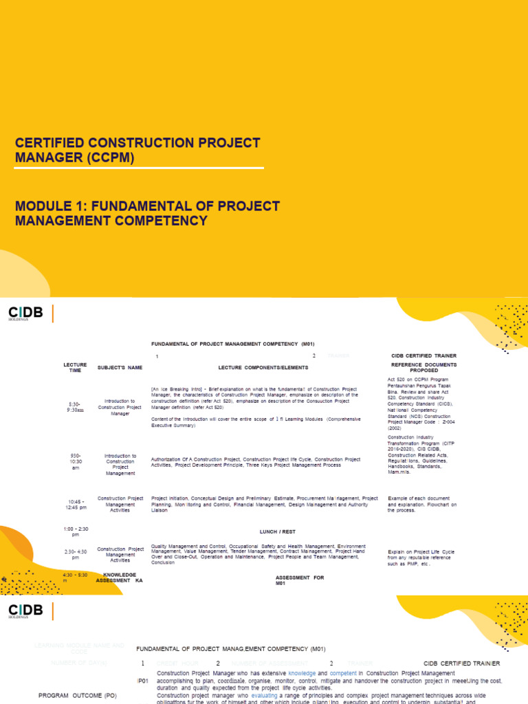 Note Slides - (CCPM) - Module 1 Fundamental of Project | PDF | Project ...