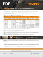 Wheel Bearing Adjustment - TMC - RP - 618 | PDF