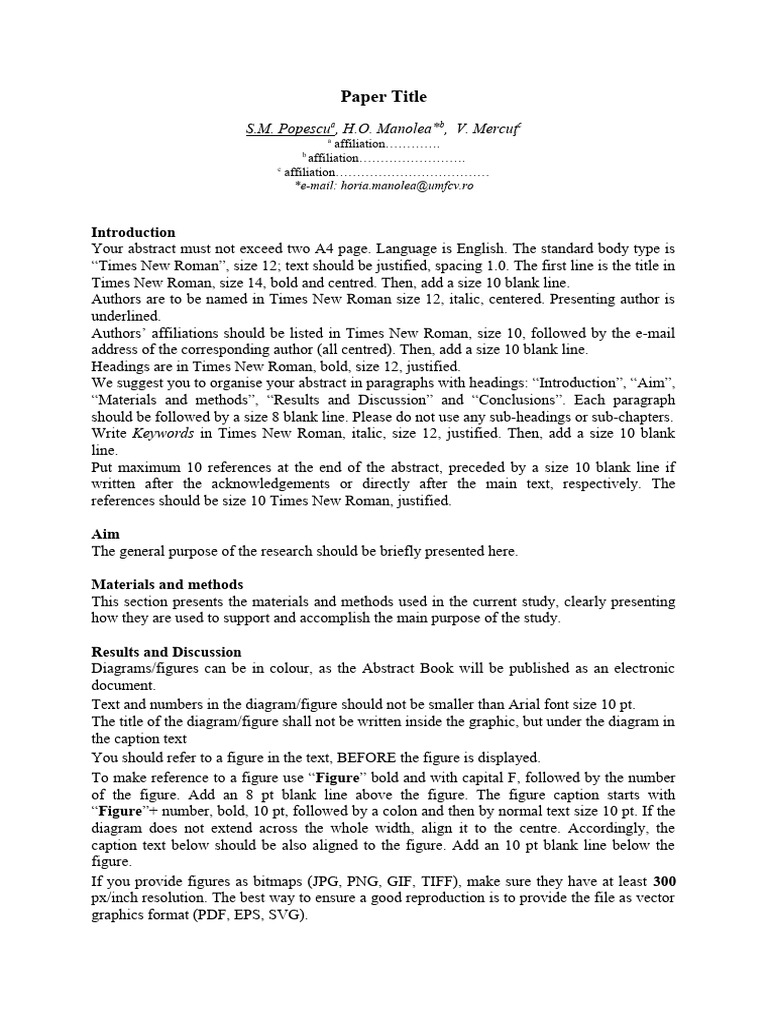 RJDR congress abstract-template | PDF | Times New Roman | Pub Med