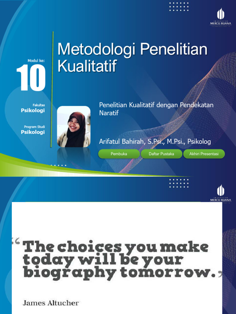 Metodologi Penelitian Kualitatif (TM11) - 2 | PDF