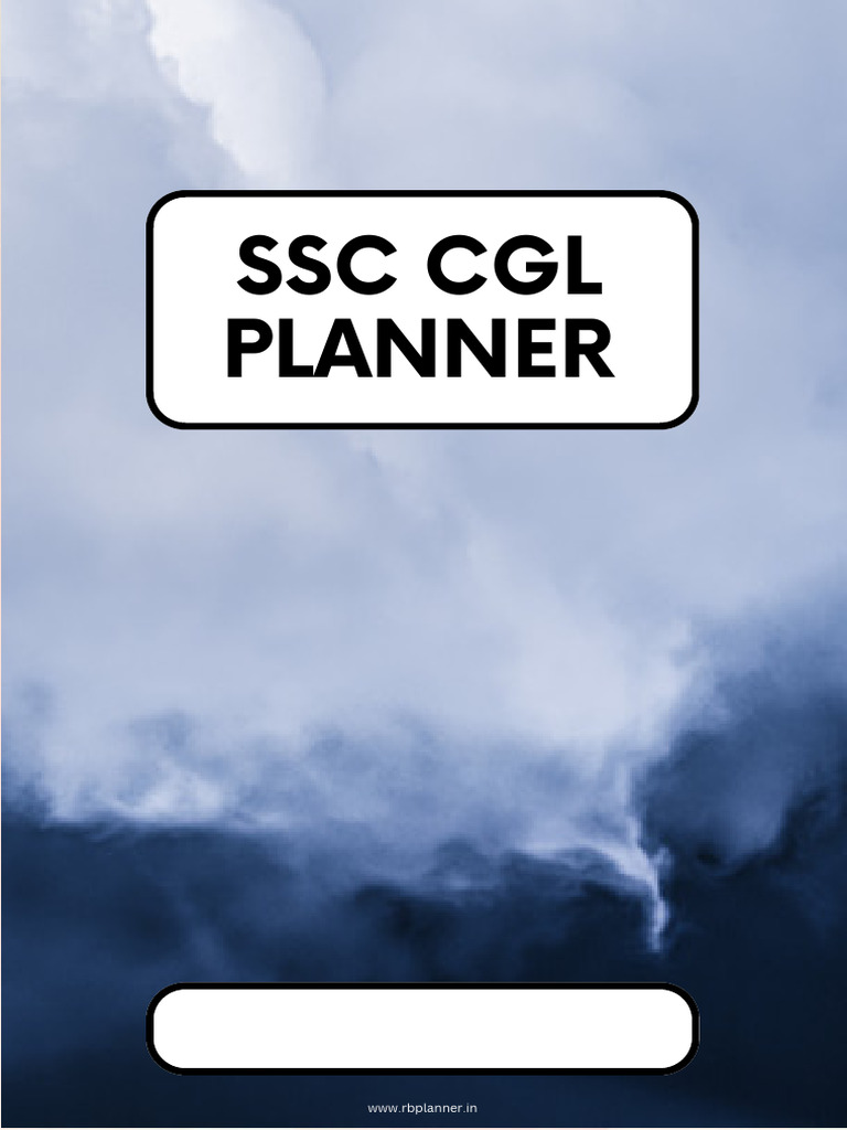 SSC CGL Planner BGCJHQ | PDF | Cognition