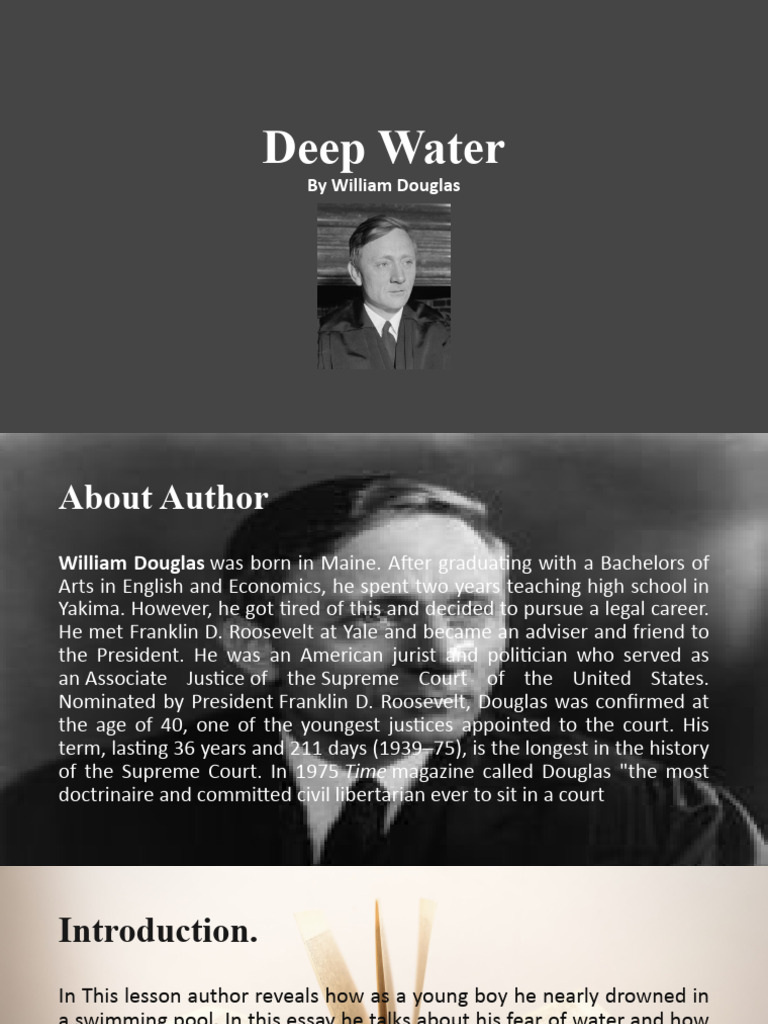 Deep Water | PDF | Swimming