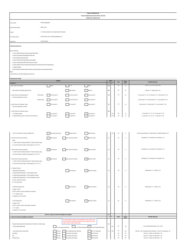 Formulir Kredensial BPJS | PDF