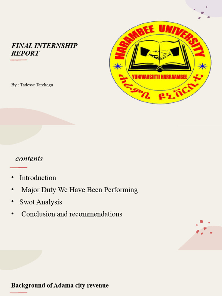 Harambee Final Internship PPT 1 1 1 | PDF | Taxes | Employment