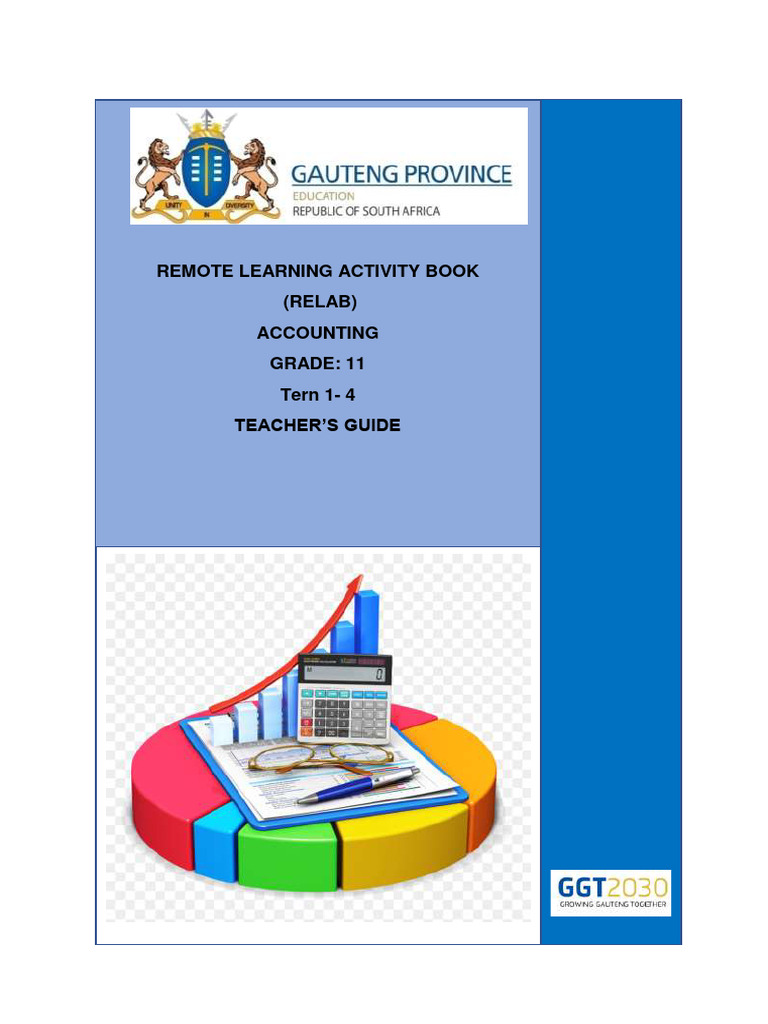 Grade 11 Accounting Teacher's Guide | PDF | Book Value | Depreciation