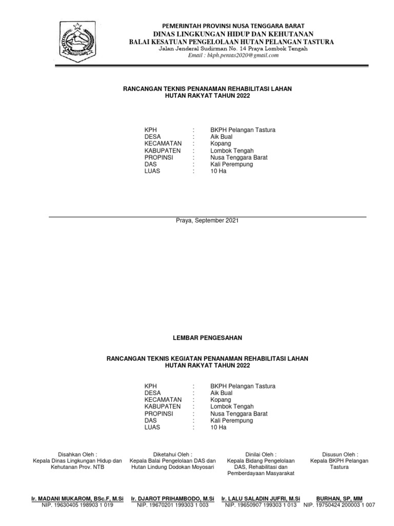 Rantek HR Aik Bual Kopang Loteng | PDF