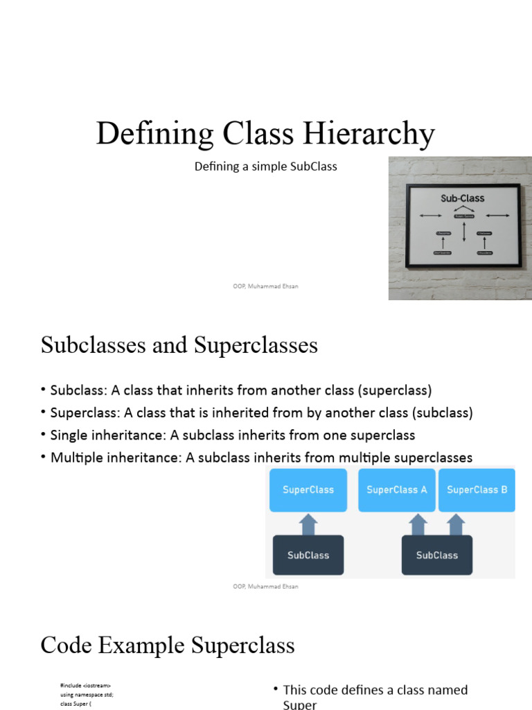 Lecture 6 Class Hierarchies Pdf Inheritance Object Oriented