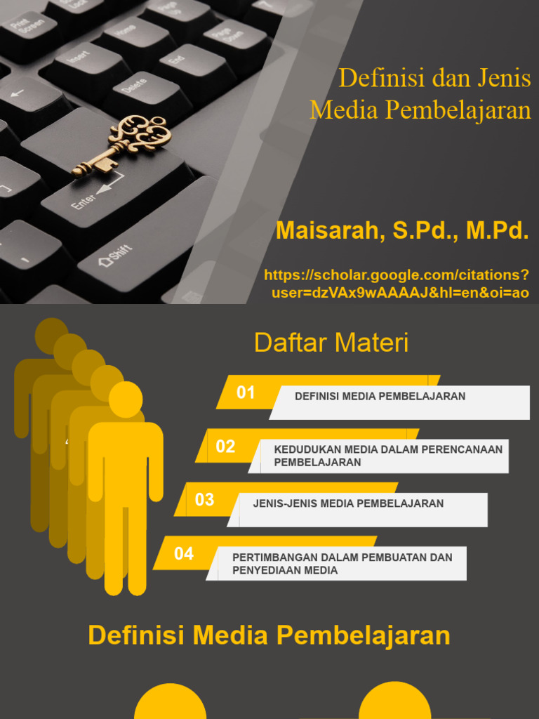 Jenis dan Definisi Media Pembelajaran | PDF | Sains & Matematika