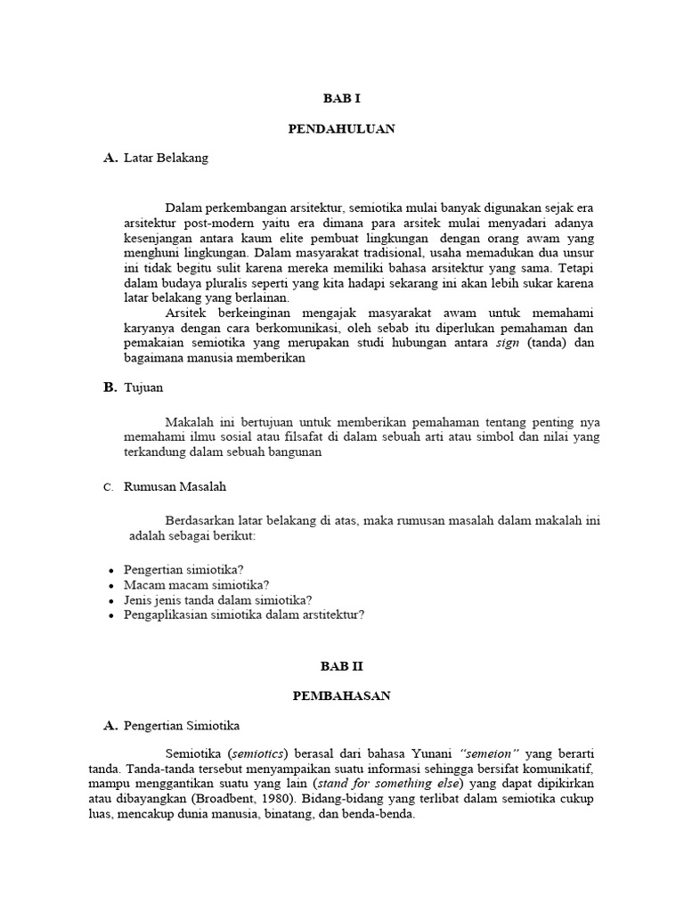 Semiotika Arsitektur | PDF | Ilmu Sosial