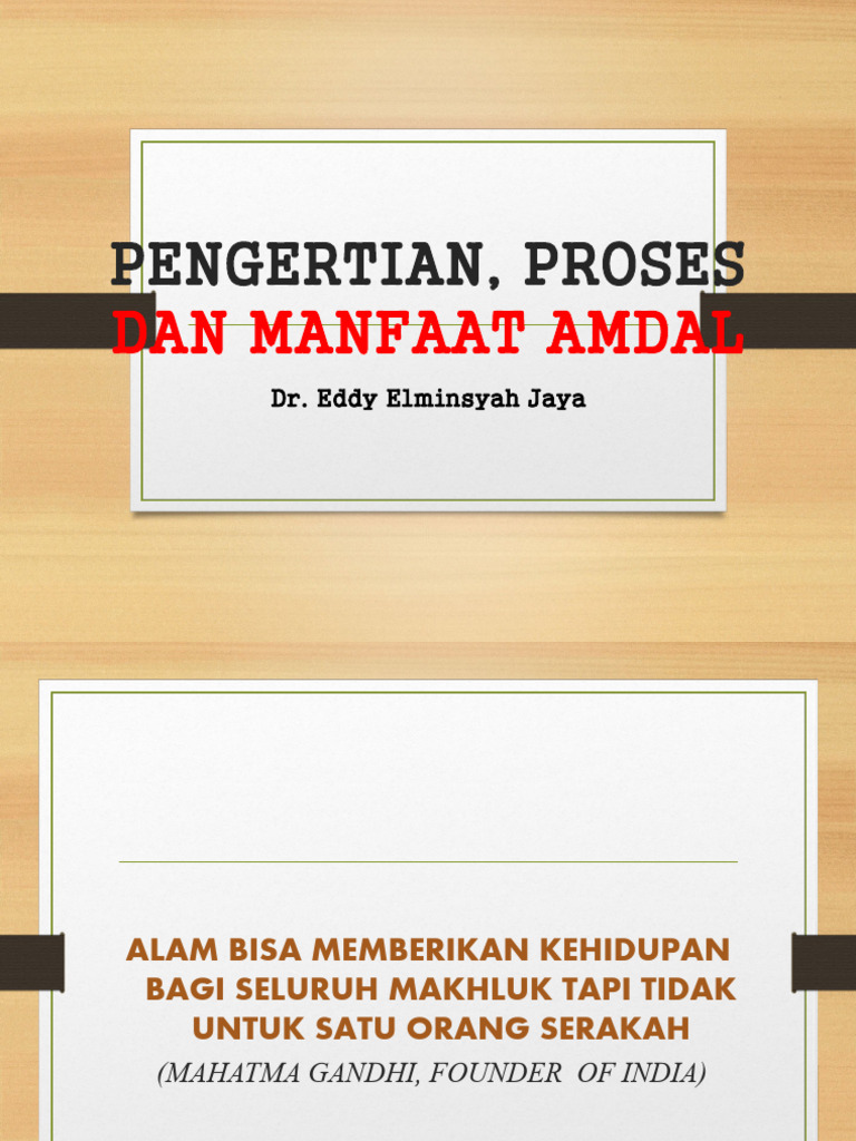 Pengertian, Proses Dan Manfaat AMDAL New | PDF