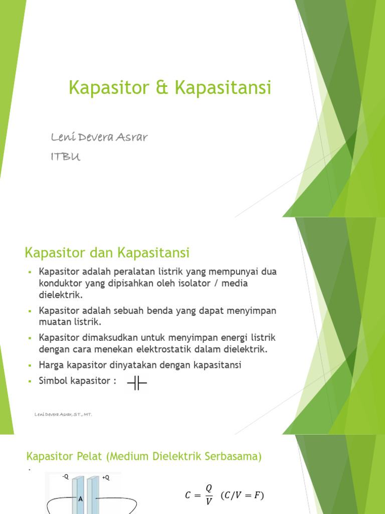 6.1 Kapasitor Kapasitansi | PDF