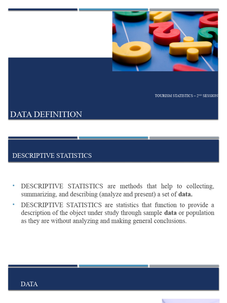 Session 2 - Data Definition | PDF | Level Of Measurement | Data