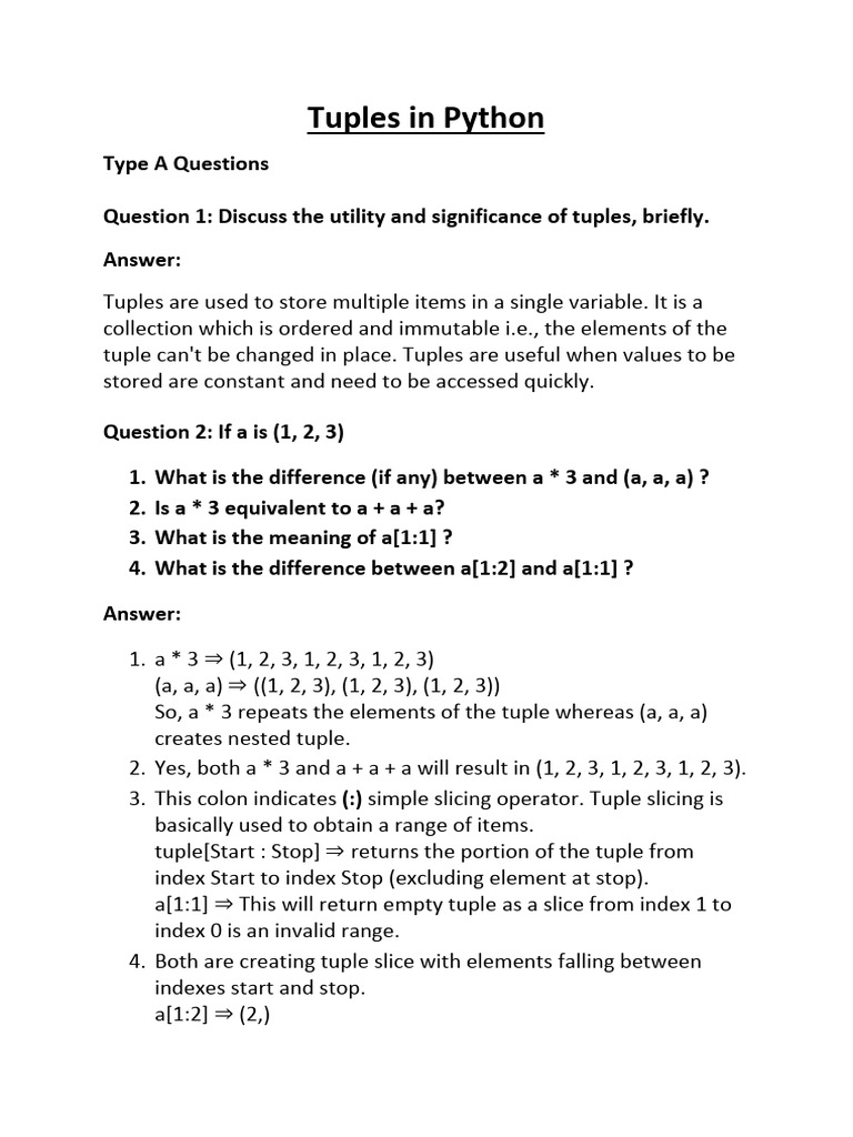 Tuples Type A | PDF | Function (Mathematics) | Mathematical Logic Tuples Type A | PDF | Function (Mathematics) | Mathematical Logic