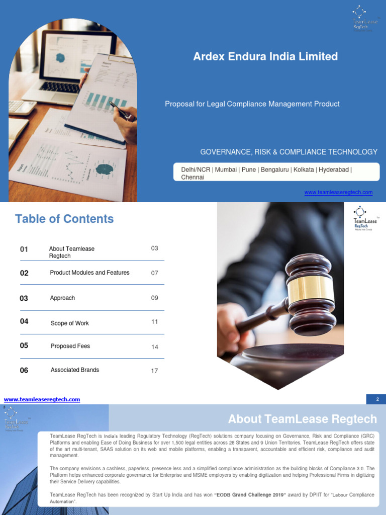 Ardex Endura India Limited-Compliance Mangement Proposal Final 1.0 (Jun ...