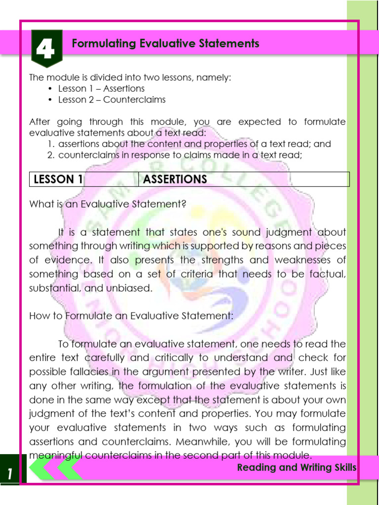 Module 2 | PDF | Poetry | Argument