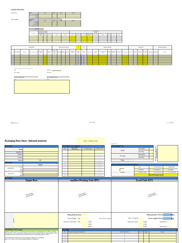 Lds Pds Vers207 | Download Free PDF | Logistics | Packaging And Labeling