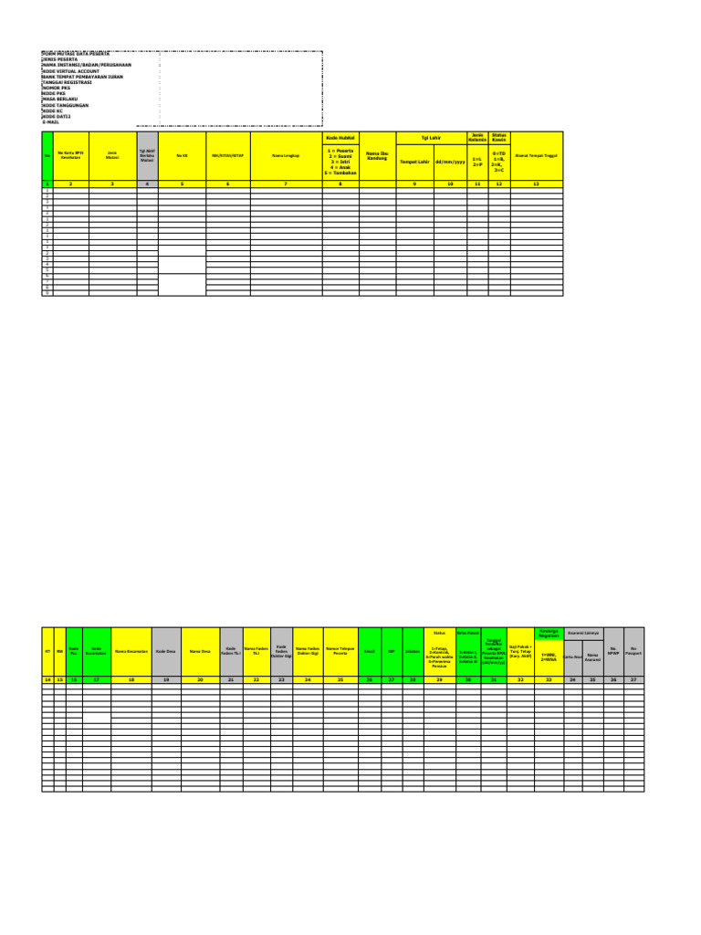 2.4. Dokumentasi Pelaksanaan Administrasi Jaminan Sosial (Daftar Nama Penerima Dan Daftar Iuran ...