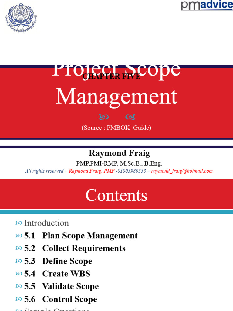 PMP 5 | PDF | Project Management | Business