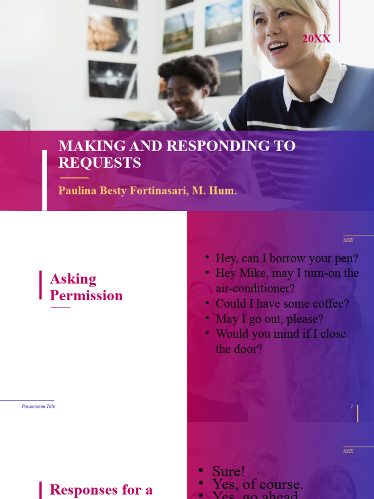 Making and Responding to Requests | PDF